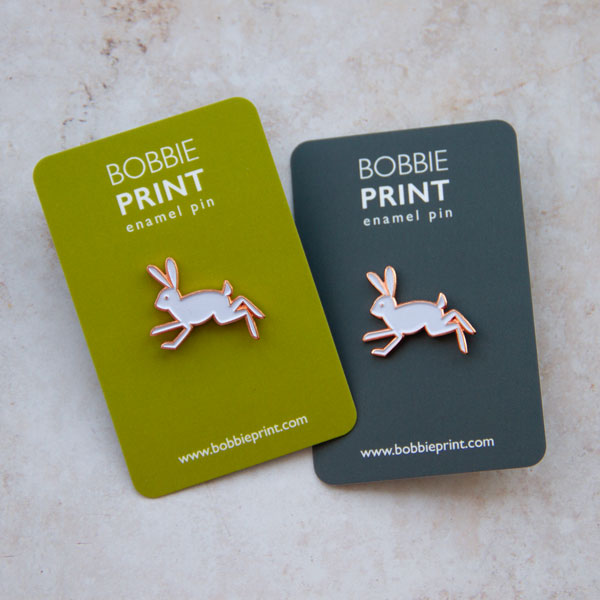 Bobbie Print | Cute little animal pins | Animal lover gift | Animal ...